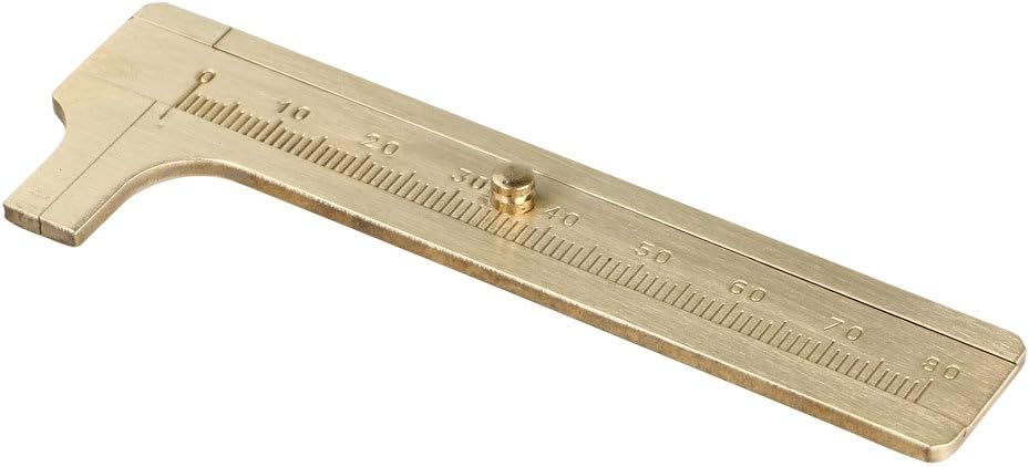 Your Supermart Handy Sliding Gauge Brass Vernier Caliper Mini Brass ...