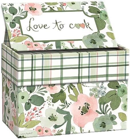 Amazon.com: Lang Gilded Wine Card Recipe Box, Small, MULTI: Home & Kitchen