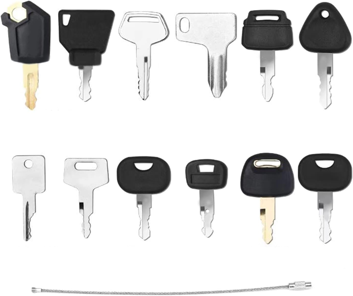 Amazon.com: wengjack 12Pcs Heavy Equipment Construction Key Set ...