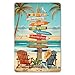 Amazon.com: CrazySign Fun Beach Sign Surfing Boards Canvas Print Wall ...
