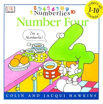 Amazon.com: Numberlies: Number Four: 9780789453259: Hawkins, Colin ...