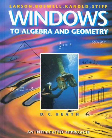 Amazon.com: Windows to Algebra and Geometry: 9780669376906: Larson, Ron ...