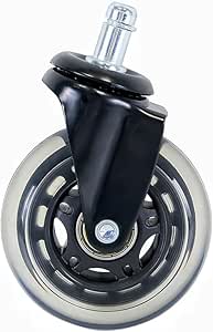 Amazon.com: HDW302 3'' Swivel Caster Wheel Rubber Heavy-Duty Grill ...