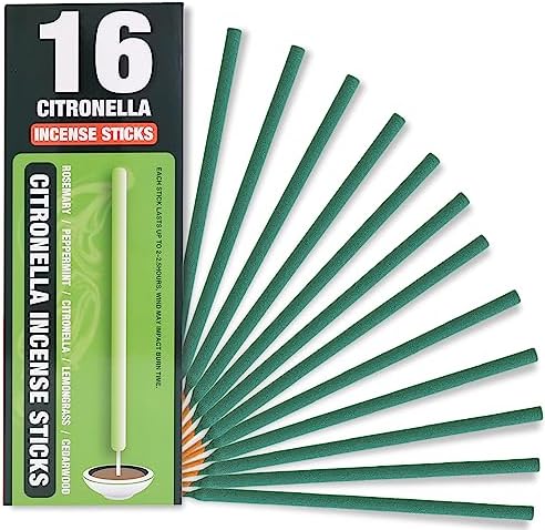 Amazon.com: Outdoor Citronella Incense Sticks - 2.5 Hour Protection ...