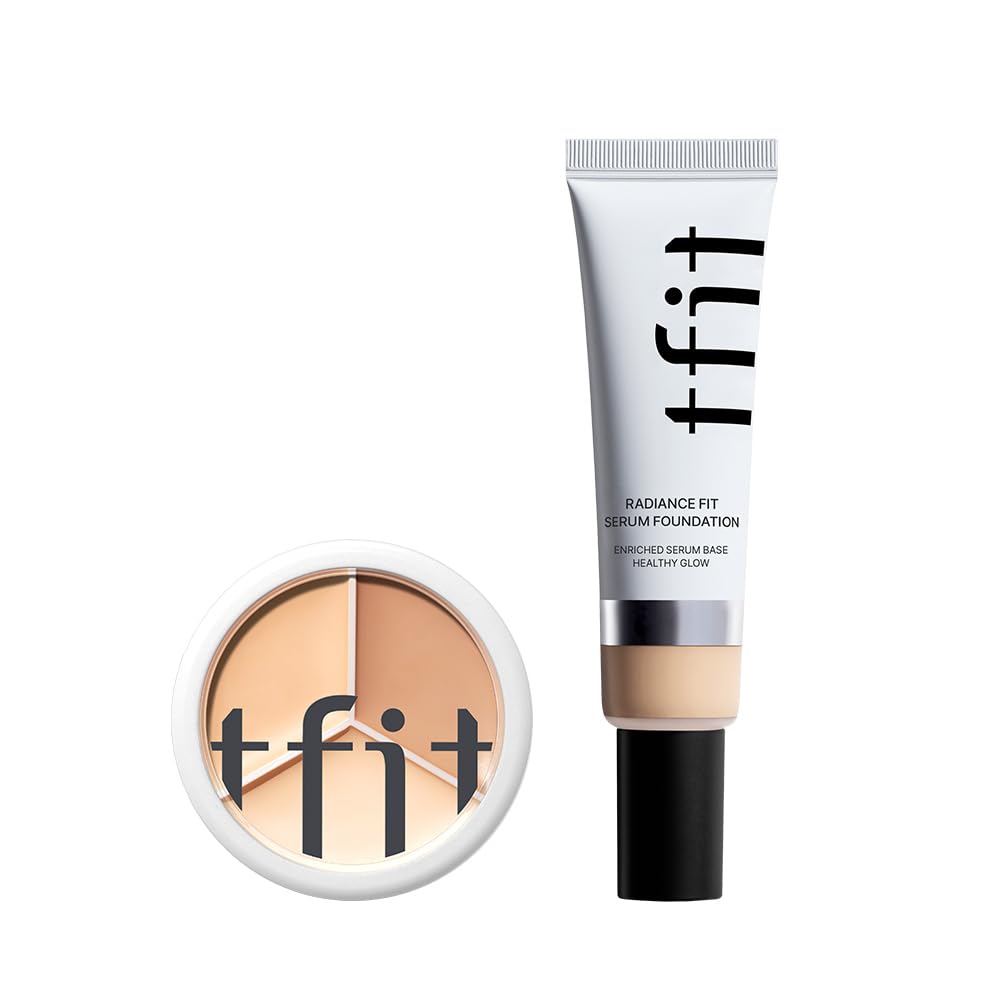 Amazon.com : TFIT Makeup Duo - Cover Up Pro Concealer + Radiance Fit ...