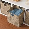 Amazon.com - 12x12x12in Seagrass Storage Baskets, Woven Baskets for ...