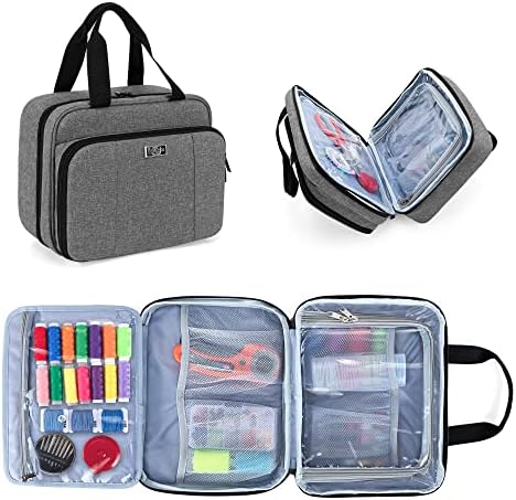 Luxja High Capacity Sewing Accessories Organizer, Sewing Supplies ...