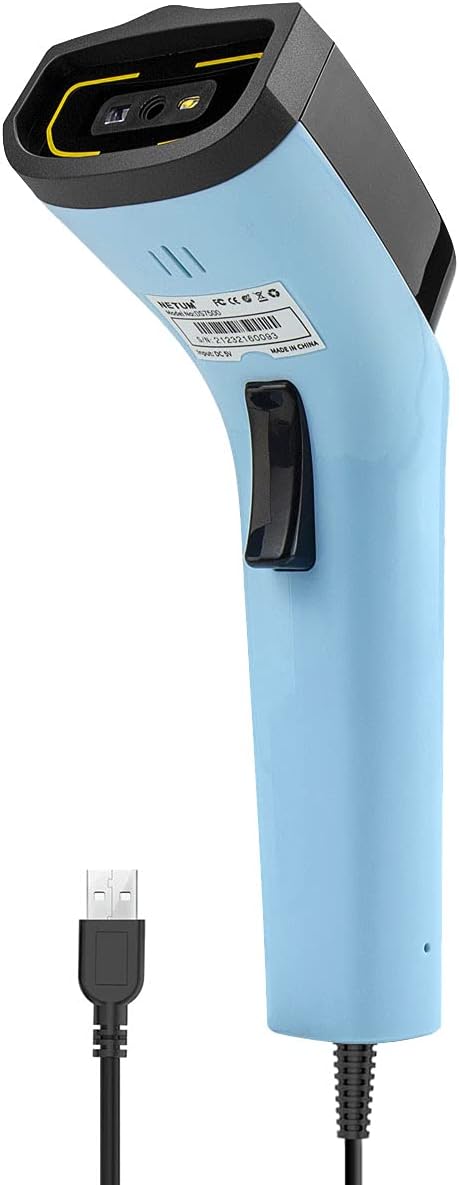 NETUM Wireless Barcode Scanner 2 in 1 2.4G Wireless & USB Wired 1D ...