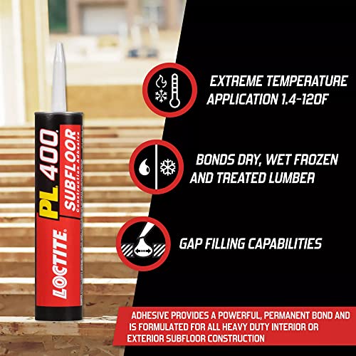 Buying Guide | Loctite PL 400 Subfloor Heavy Duty Adhesive, 10 fl oz ...