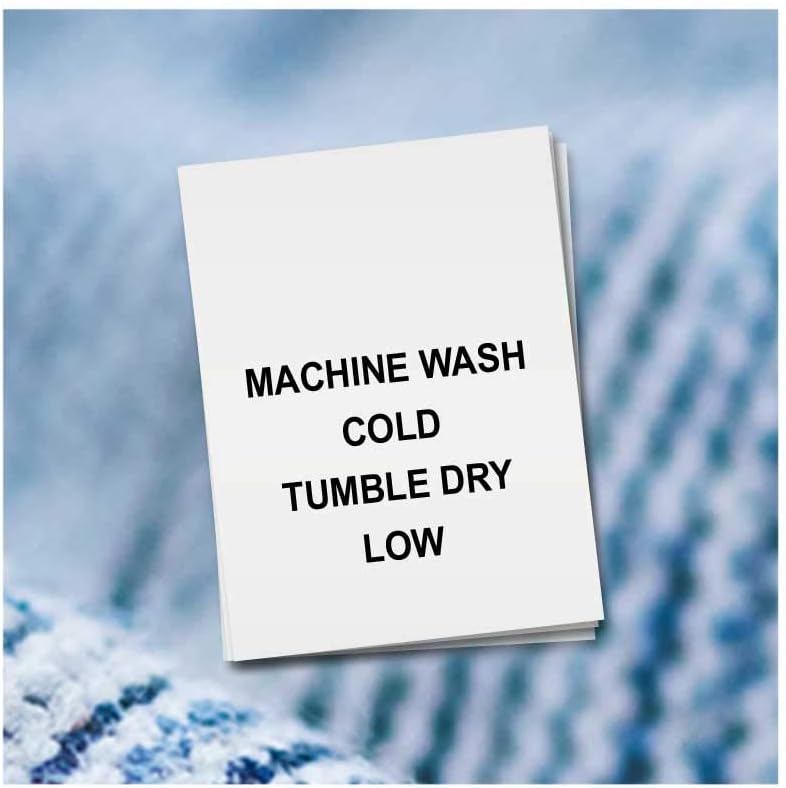 Amazon.com: 100 Printed Garment Labels, Care Labels (Machine Wash Cold)