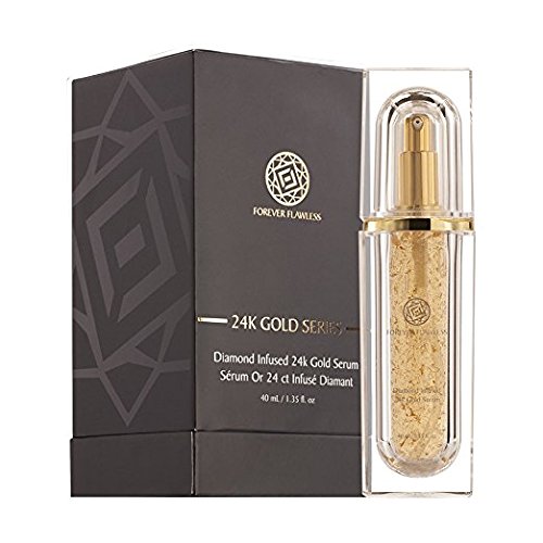 Amazon.com: Forever Flawless Diamond Infused 24K Gold Serum Anti-Aging ...