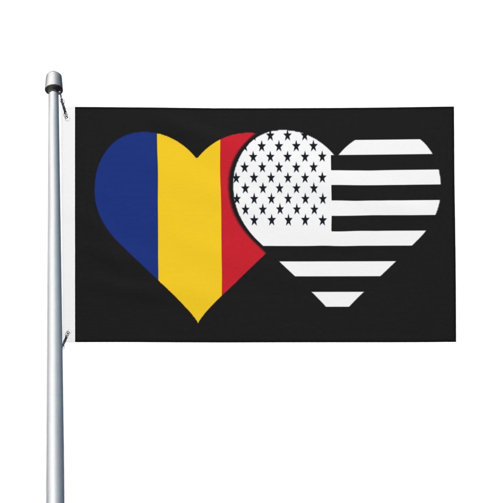 Romanian American Flag