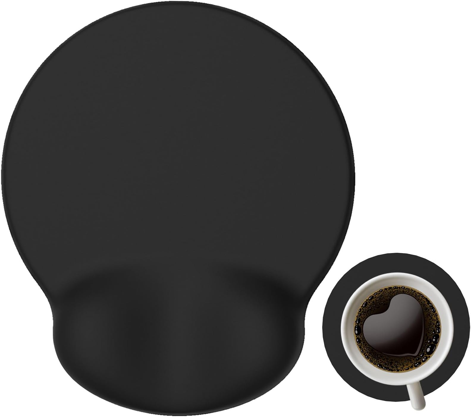 Amazon.com: Amazon Basics Irregular Ergonomic Gel Computer Mouse Pad ...