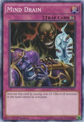 Amazon.com: YU-GI-OH! - Mind Drain (MP14-EN053) - Mega Pack 2014-1st ...
