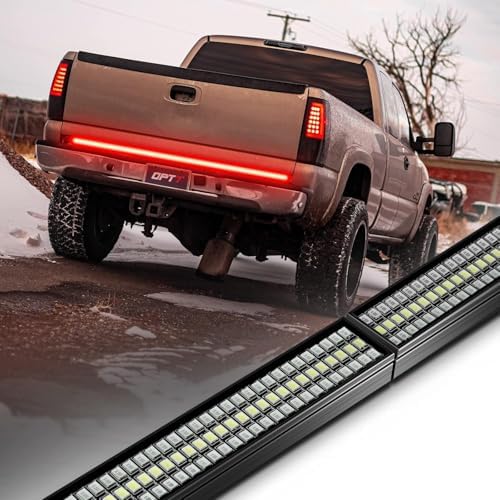 Amazon.com: MIRUNNY 60" Tailgate Light Bar, Waterproof Aluminum Frame ...