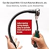 AASONS 1/2inch Square Drive Flexible Long Socket Extension Ratchet ...