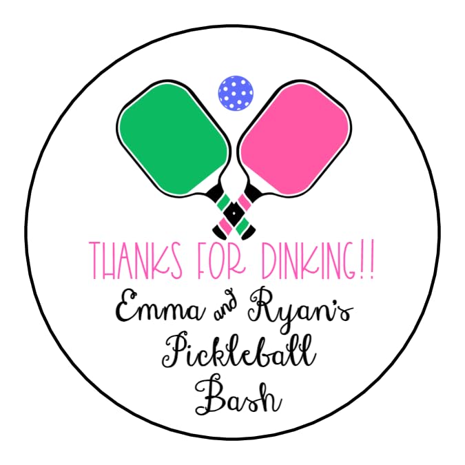 Amazon.com: Personalized Pickleball Stickers Labels for Pickleball Gift ...