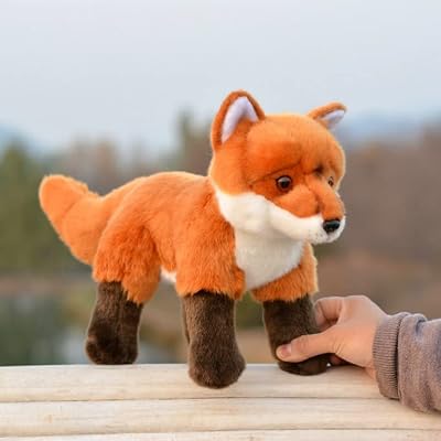 Simulation Standing Fox Plush Toy, Stuffed Animal Philippines | Ubuy