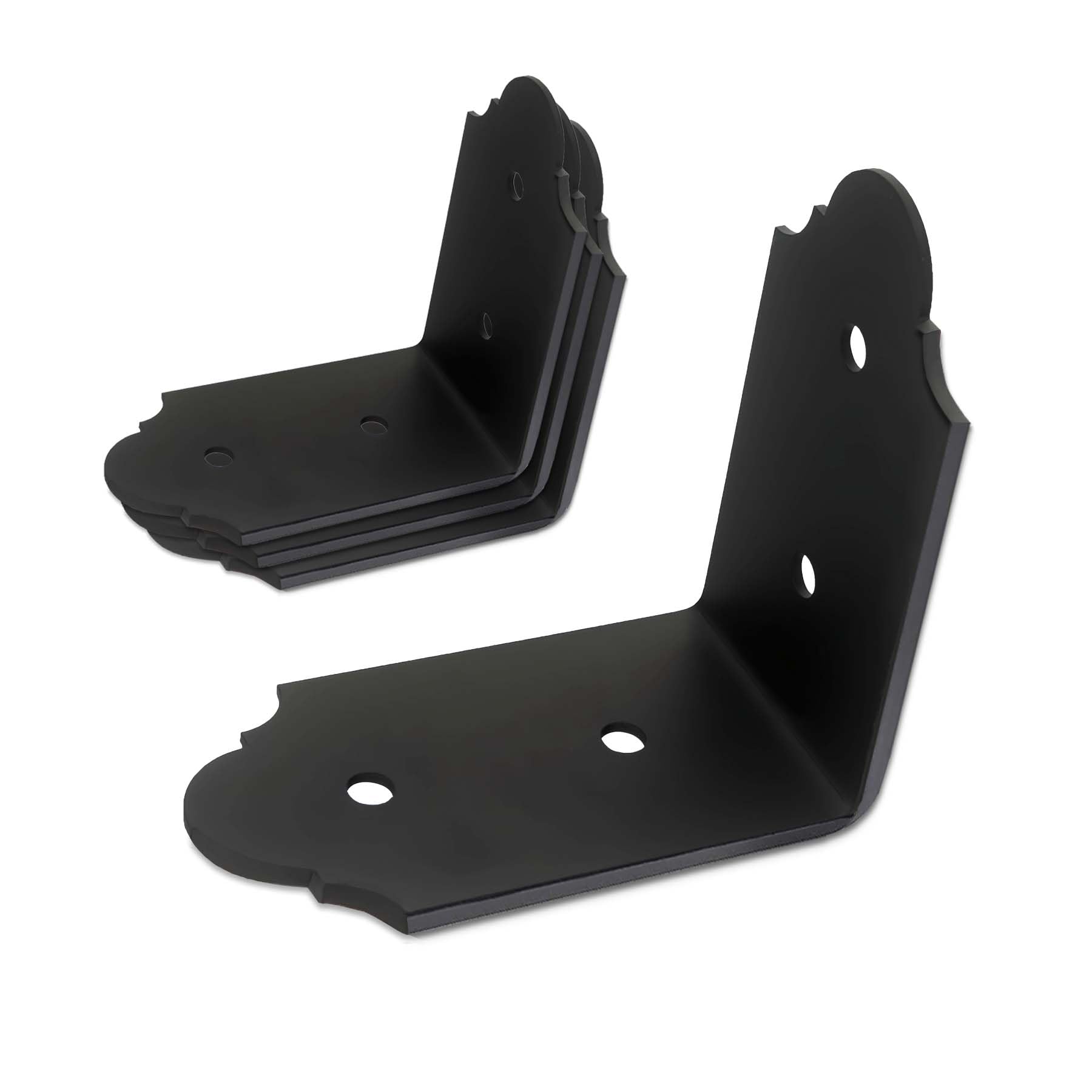 Amazon.com: 4Packs 90 Degree Angle Bracket Large L Brackets , 6" Heavy ...