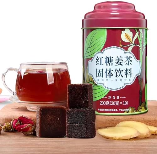 Amazon.com : Red sugar ginger tea 7.05 oz ancient method handmade ...
