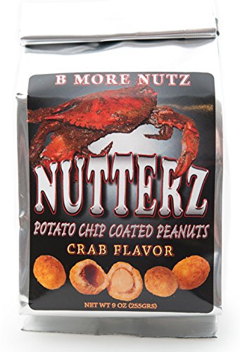Amazon.com: Nutterz Crab Flavor Potato Chip Coated Peanuts - 9 Ounce