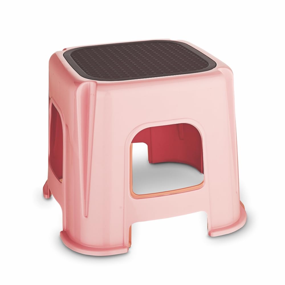 Asian Plastic Plastowares Easy Grip Stool | Durable Bathroom, Home, and ...