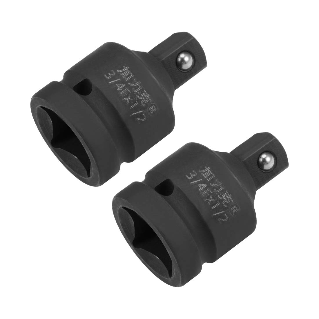 uxcell 2pcs 3/4" Drive (Female) x 1/2" (Male) Impact Socket Reducer for ...