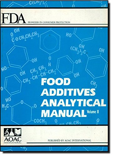 Food Additives Analytical Manual : Amazon.in: Books
