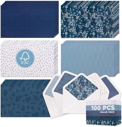 Amazon.com : KIBAGA Beautiful Greetings Cards Set of 20 with Envelopes ...