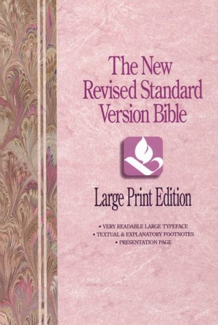 Amazon | Large Print Bible: New Revised Standard Leather | Bible ...