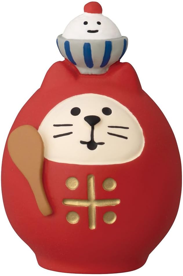 Amazon.co.jp: デコレコーポレーション 新米猫だるま 新米祭りシリーズ 【ZCB-35809】 ミニチュア雑貨 インテリア 置物 ...