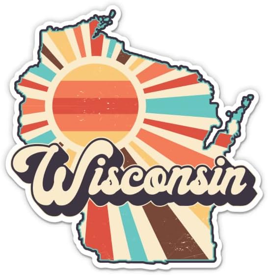 Amazon.com: Wisconsin Vinyl Waterproof Sticker Decal Car Laptop Wall ...