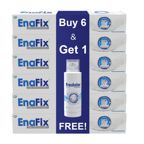 Enafix Anti Cavity Toothpaste & Freshclor Antimicrobial Mouthwash Combo ...