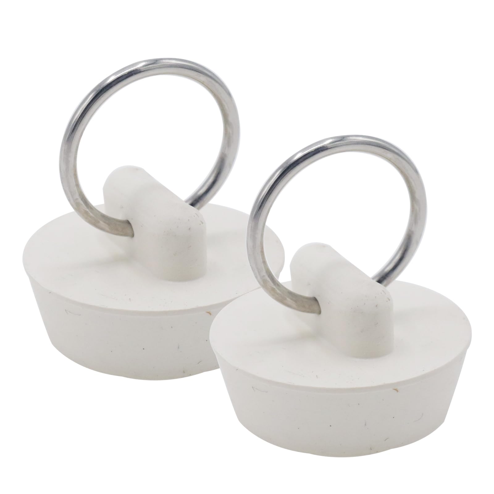 Amazon.com: Joyangy Pack of 2 Rubber Drain Stopper, 1 to 1-1/8 Inch ...