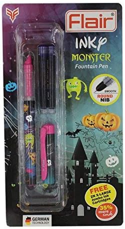 FLAIR Inky Series Panda Liquid Ink Fountain Pen Blister Pack | Free 4 ...