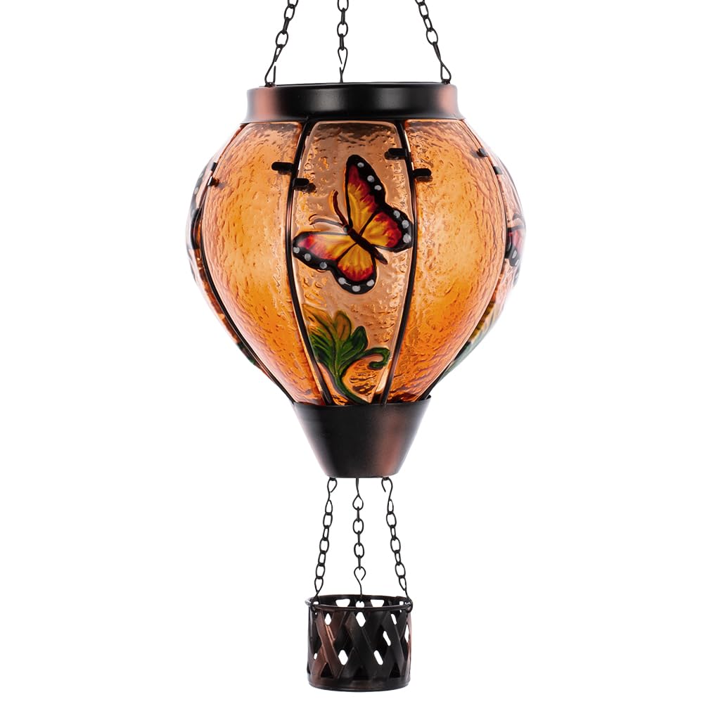 Amazon.com: Starsoul Butterfly Hot Air Balloon Solar Lantern with ...