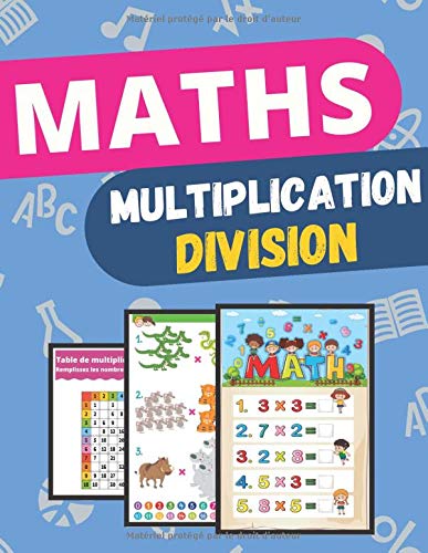 Buy MATHS Multiplication Division: CAHIER DE CALCUL CP CE1 CE2 jeux et ...
