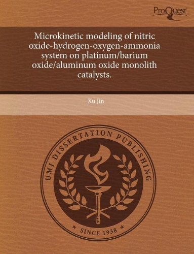 Microkinetic Modeling of Nitric Oxide-Hydrogen-Oxygen-Ammonia System on ...