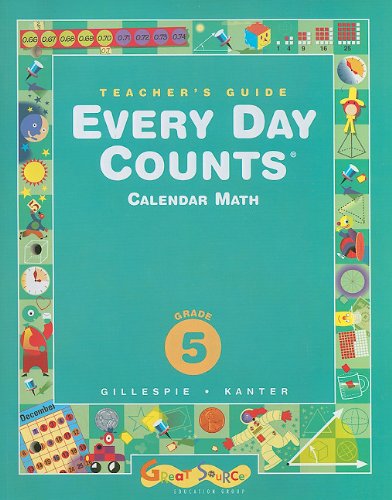 Amazon.com: Great Source Every Day Counts: Teacher's Guide Grade 5: ...
