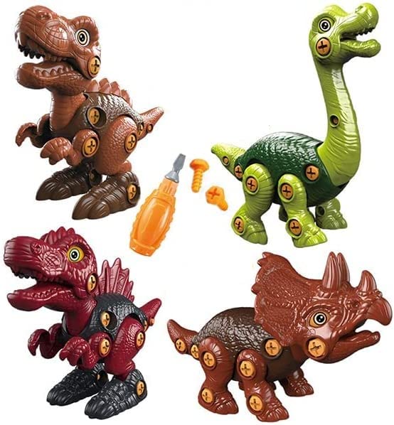 VELOCIOUS® 4-in-1 STEM Take Apart Dinosaur Toys for Boys 3 4 5 6 7 8 ...