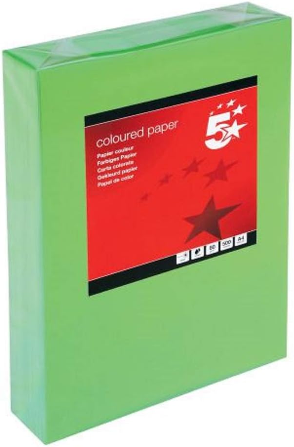 A4 Coloured Papers 80gsm Arts Craft Sheets Bright Pastel Neon Laser ...