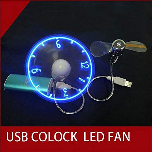 Realshopee LED Clock Fan with LED Light : Amazon.in: Home & Kitchen