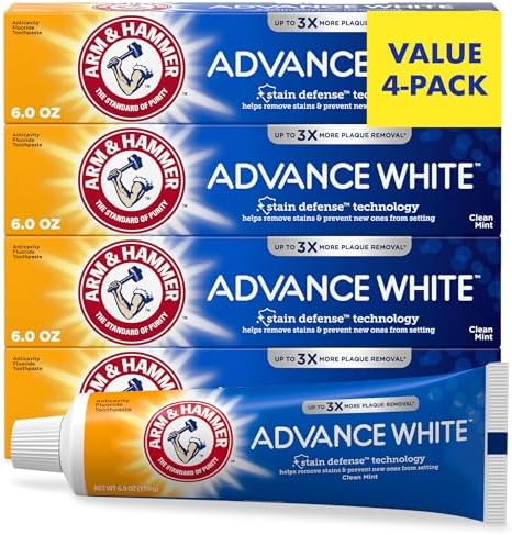 Amazon.com : ARM & HAMMER Essentials Fluoride-Free Toothpaste Whiten ...
