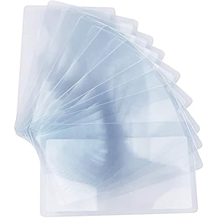 Amazon.com : 60 Pieces Credit Card Sized Magnifying Lenses ORNOOU ...