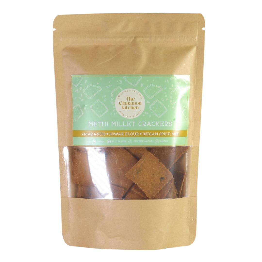 The Cinnamon Kitchen Mathri Millet Crackers (100 GM) | As Seen On Shark ...