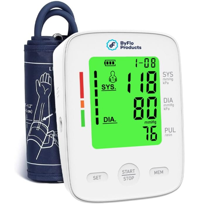ByFloProducts Blood Pressure Monitor for Home Use – Accurate ...