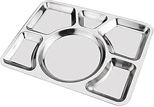 Cafeteria Mess Trays (1-Pack); Stainless Steel 15 in. x 11 in ...
