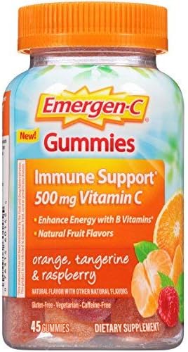 Amazon.com: Emergen-C, Core Gummies Fruit, 45 Count : Health & Household