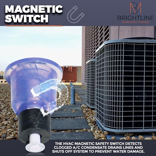 SS2 Style HVAC Drain Pan Over Flow Safety Float Switch L Shape ...