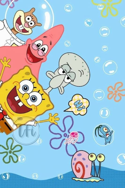 Posters Of SpongeBob SquarePants, With Double Sided Tape, Unframed, HD ...